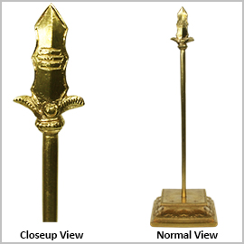 Thai Poosam 2015: Energized 5-Metal 6 Inch Shakti Vel