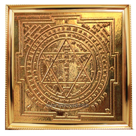 Energized and Framed Archetypal Symbol for Swarna Akarshana Bhairava O