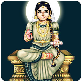 Energized 7 Inch Miracle Goddess Bala Fiber Statue