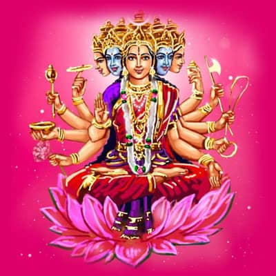 Goddess Gayatri Devi SUNINOW GAYATRI MATA | GAYATRI MANTRA |GODDESS
