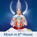 Moon in 6th House : Meaning, Impact And Remedies