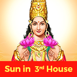 Sun in 3rd House : Meaning, Impact And Remedies